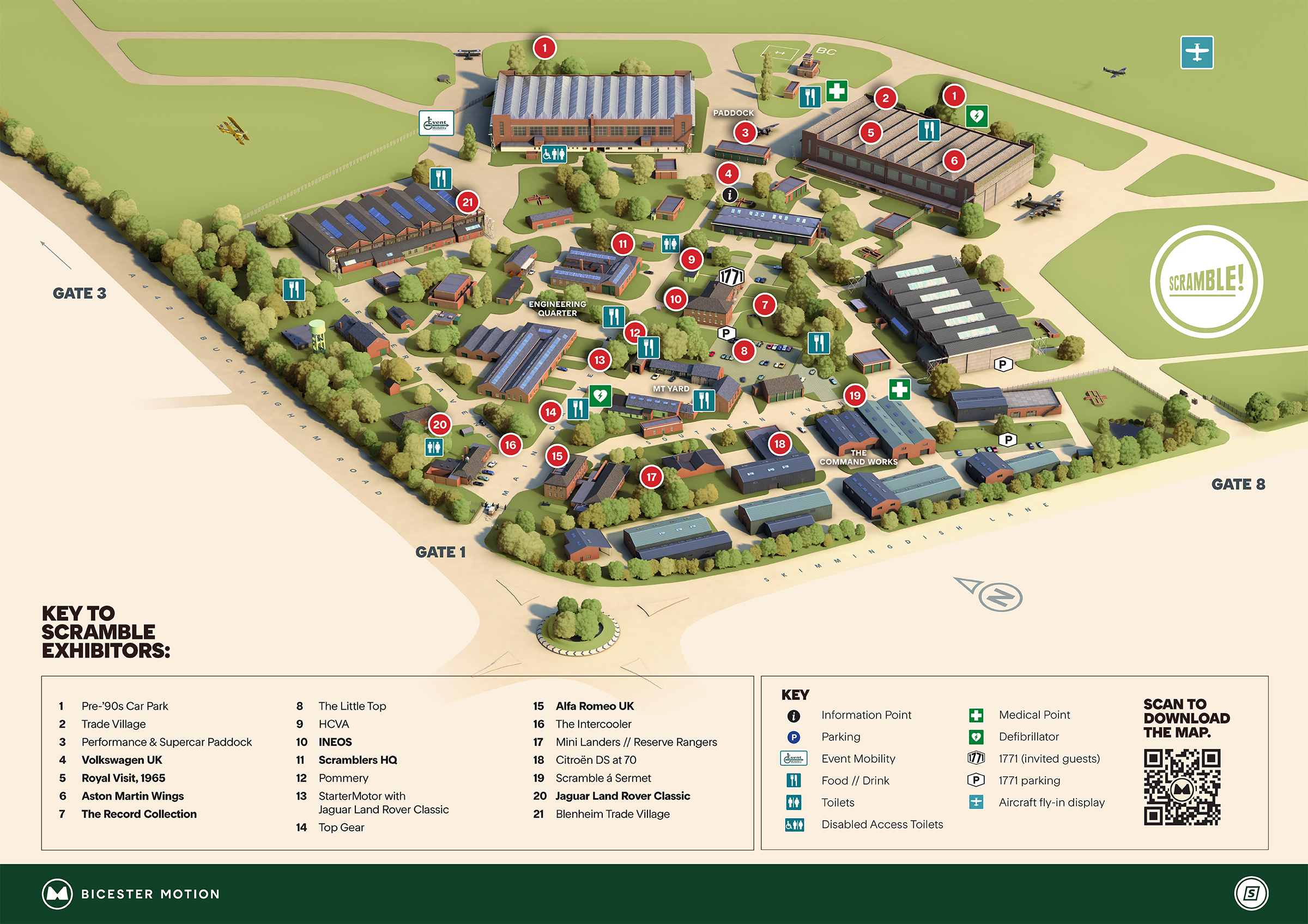 Scramble map: April 2025 | Bicester Motion - Positively Shaping the ...