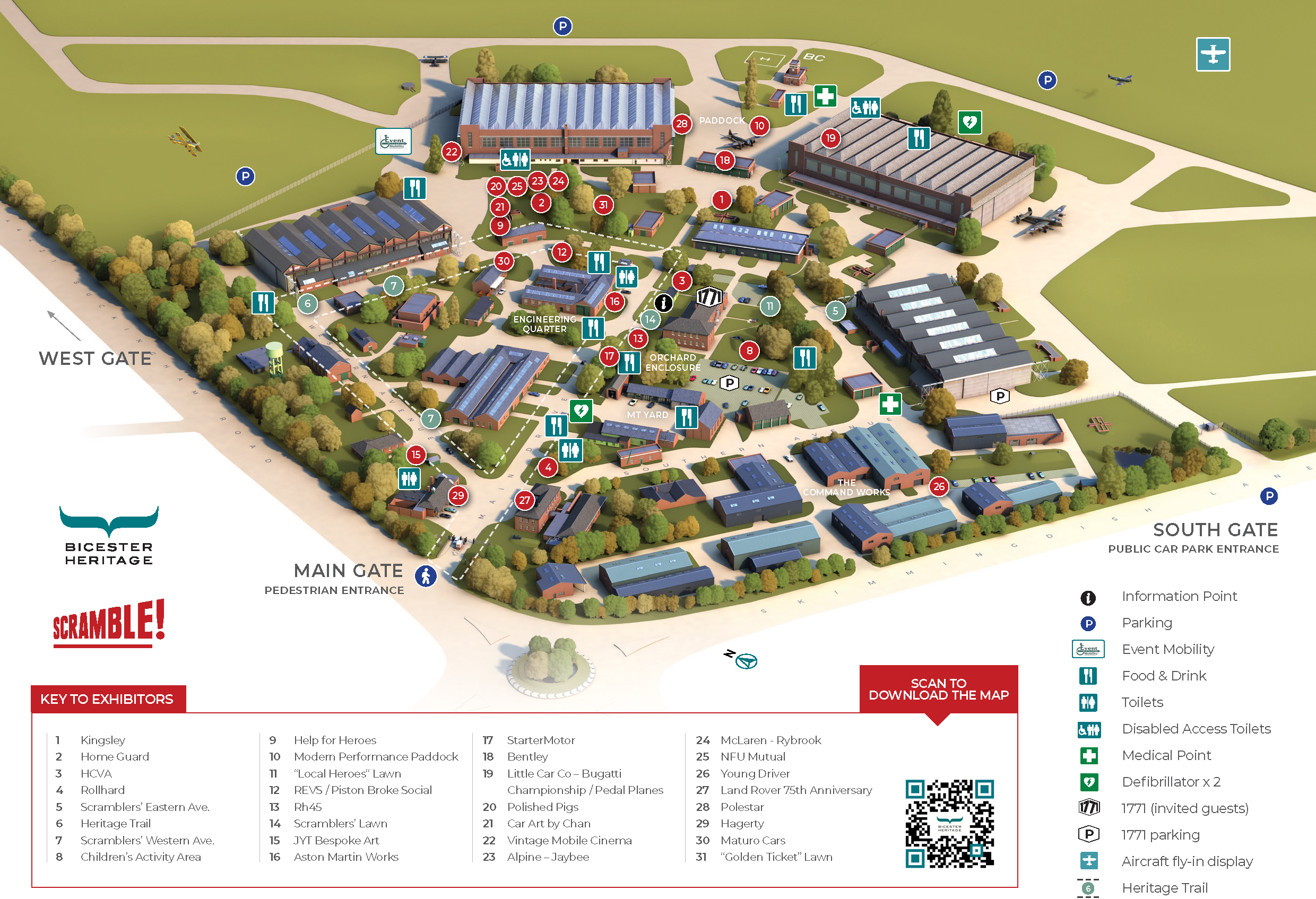April Scramble 2023 event map | Bicester Motion - Positively Shaping ...