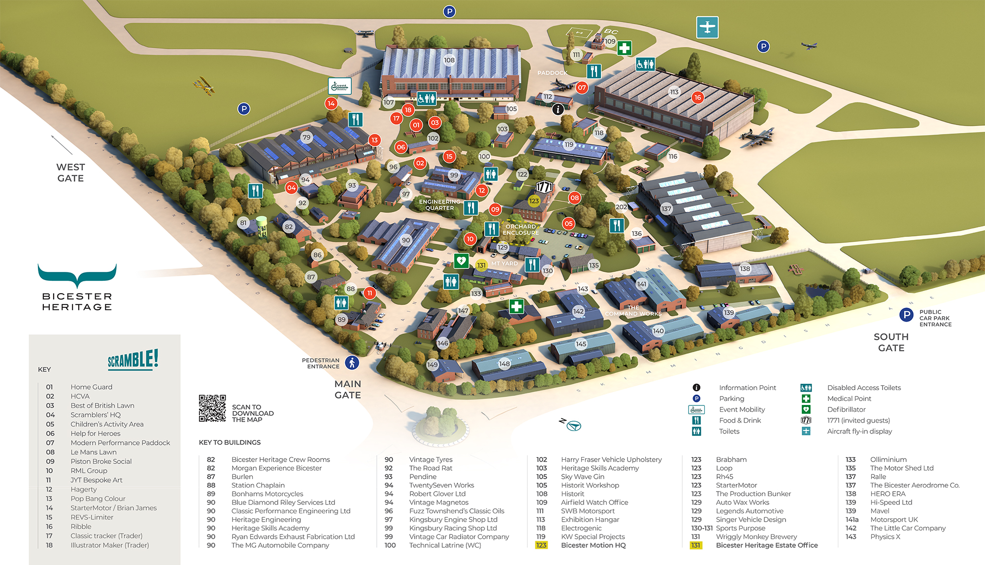 Scramble Map | Bicester Motion - Positively Shaping the Future of Mobility